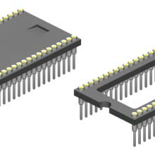 E-Tec - 19.05mm Pitch, 2 Row, Vertical, Through Hole, IC Socket, DIP ...