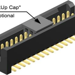E-Tec - 1.27mm Pitch, 2 Row, Vertical, Surface Mount, Header, Box ...