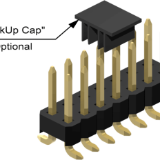 E-Tec - 2.54mm Pitch, 2 Row, Vertical, Surface Mount, Header, Pin ...